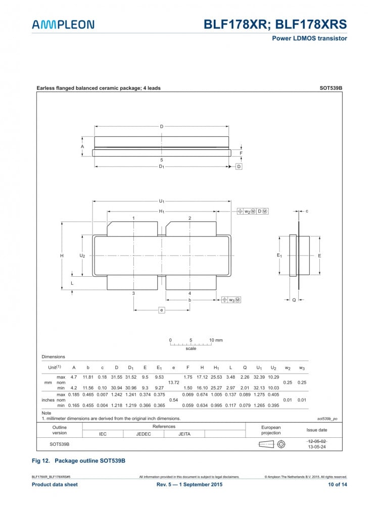 BLF178XR datasheet page 10
