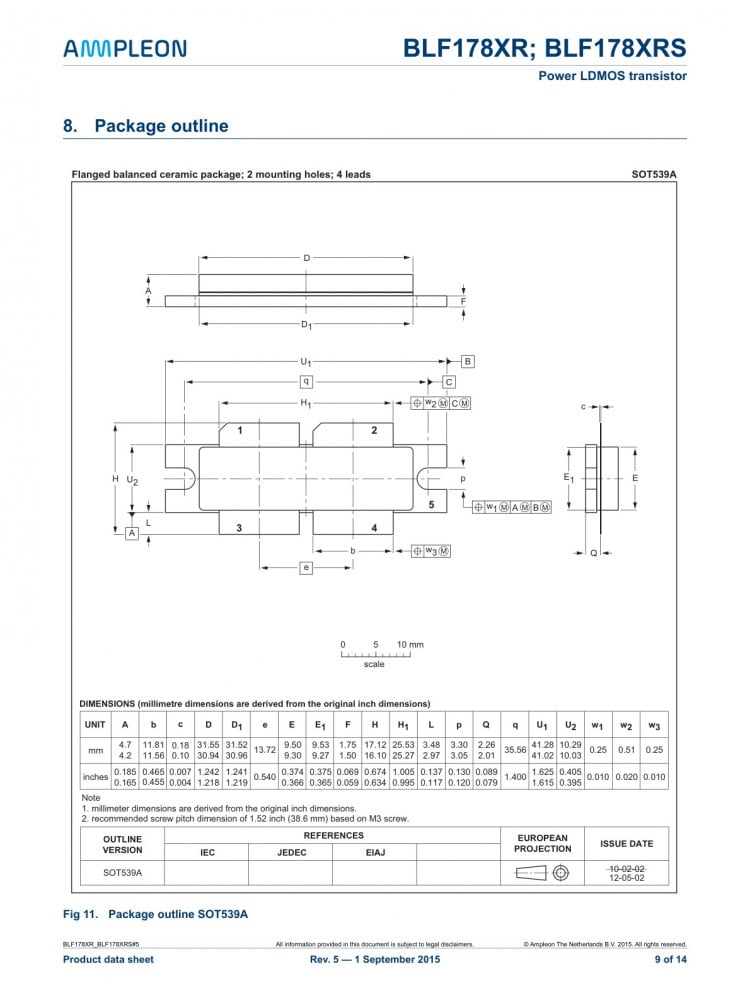 BLF178XR datasheet page 9
