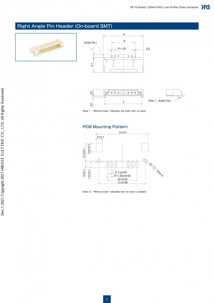 HRS DF14 datasheet page 7