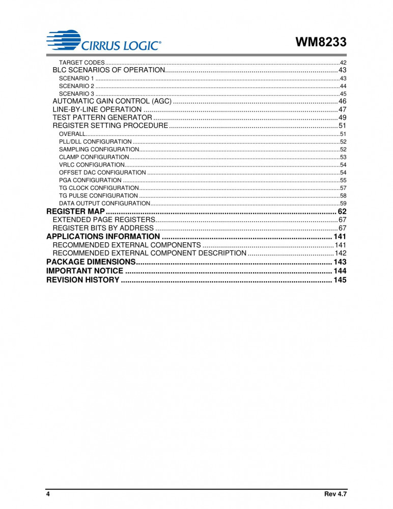 WM8233 document page 4