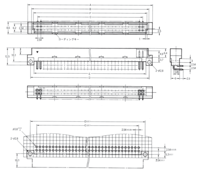 OMRON XC5F-4432-2 DIN 41612 Connector