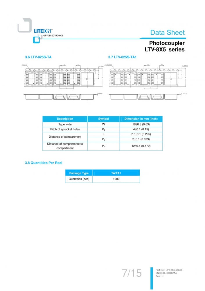 LTV-825 datasheet page 8