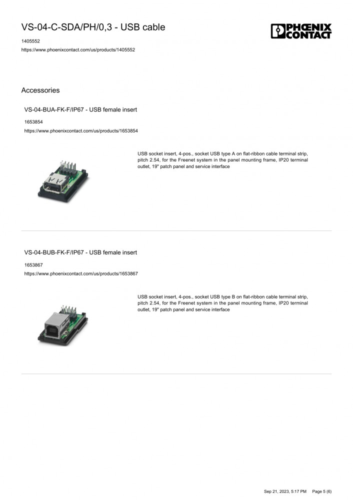 Phoenix Contact 1405552 document page 5