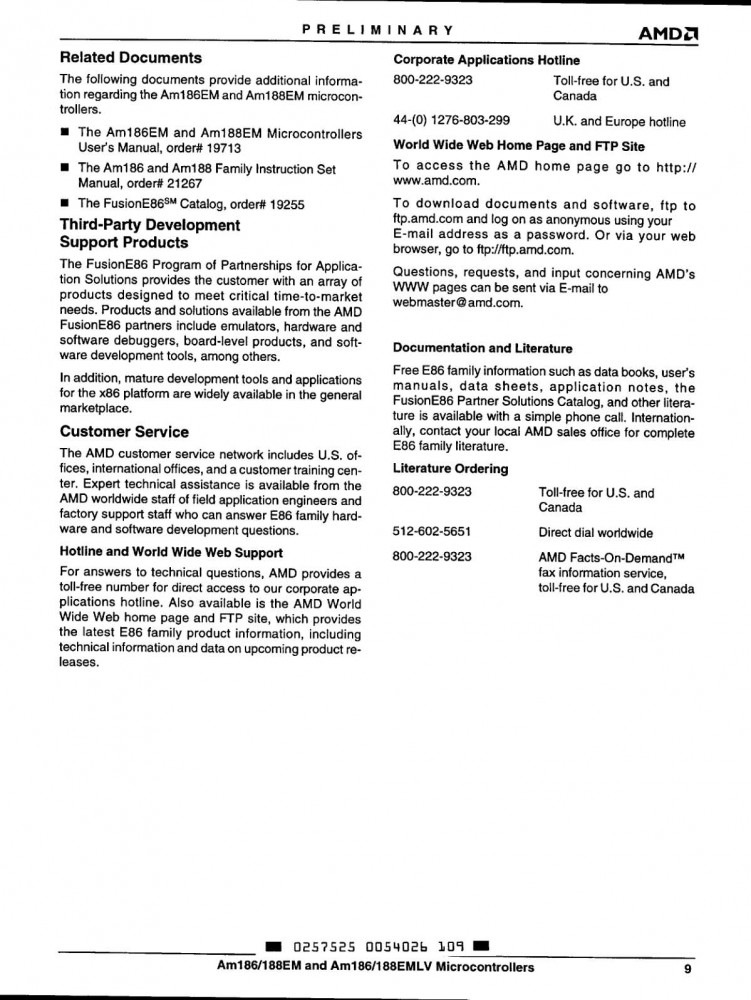 AM188EM datasheet page 10