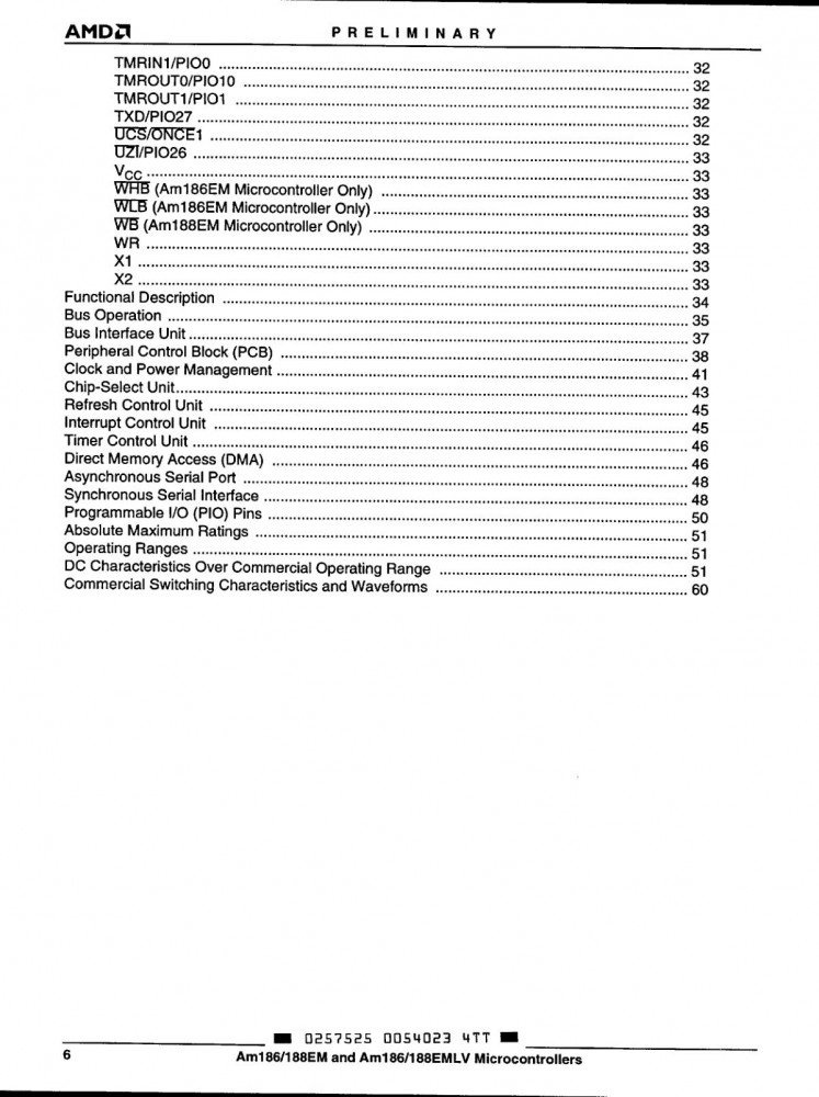 AM188EM datasheet page 7
