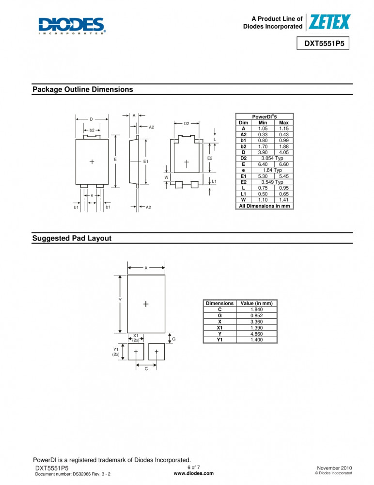 DXT5551P5-13 datasheet page 6