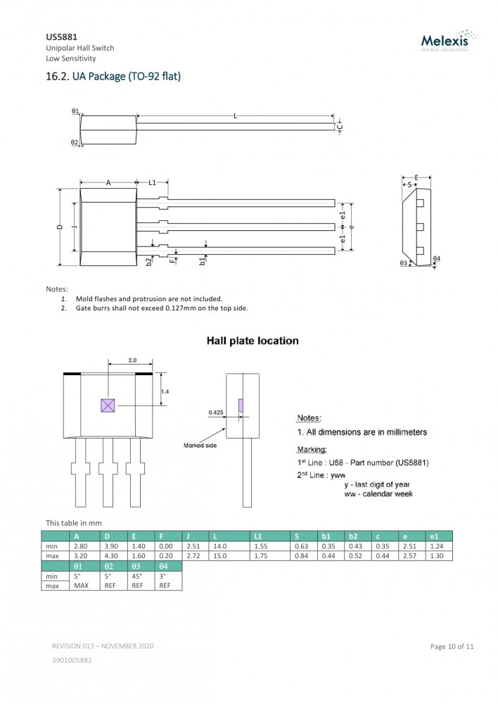 US5881 datasheet page 10