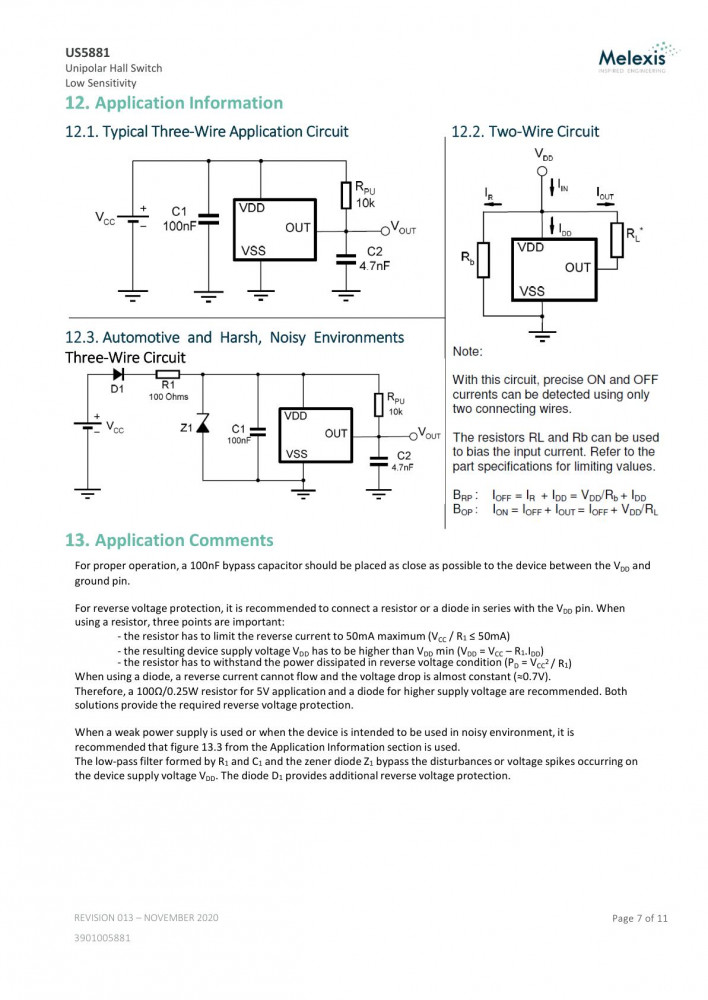 US5881 datasheet page 7