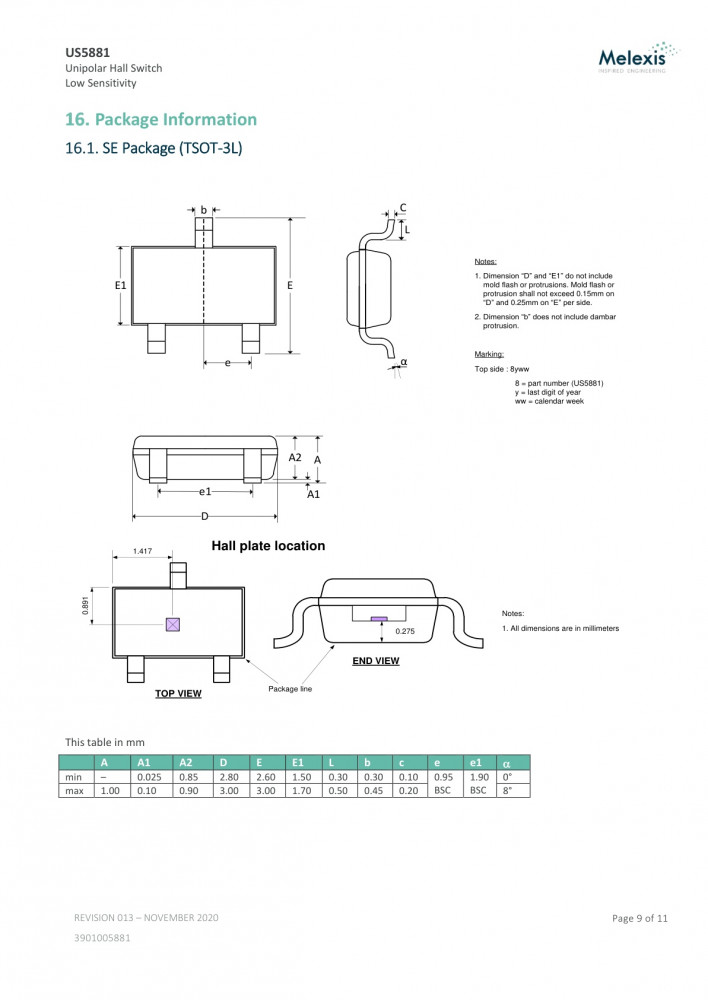 US5881 datasheet page 9