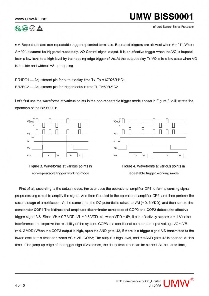 BISS0001 datasheet page 4