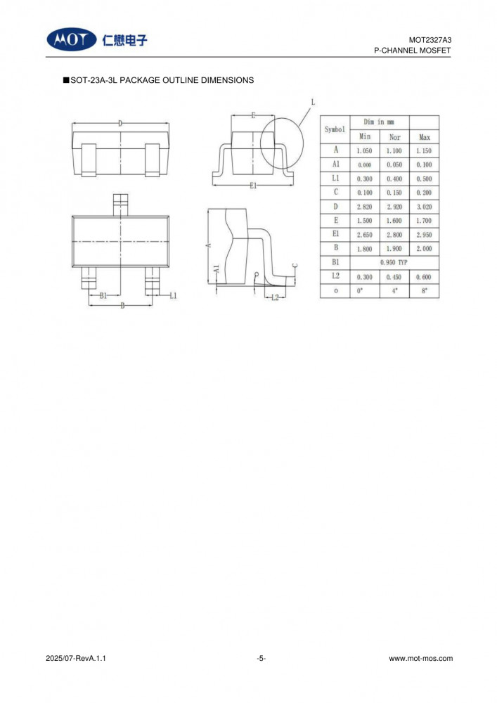 MOT2327A3 datasheet page 5