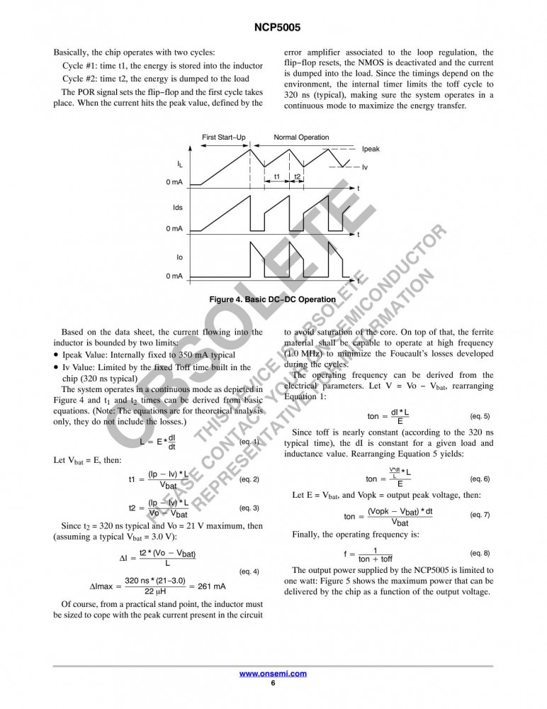 NCP5005 datasheet page 7