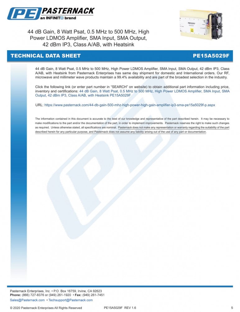 PE15A5029F datasheet page 5
