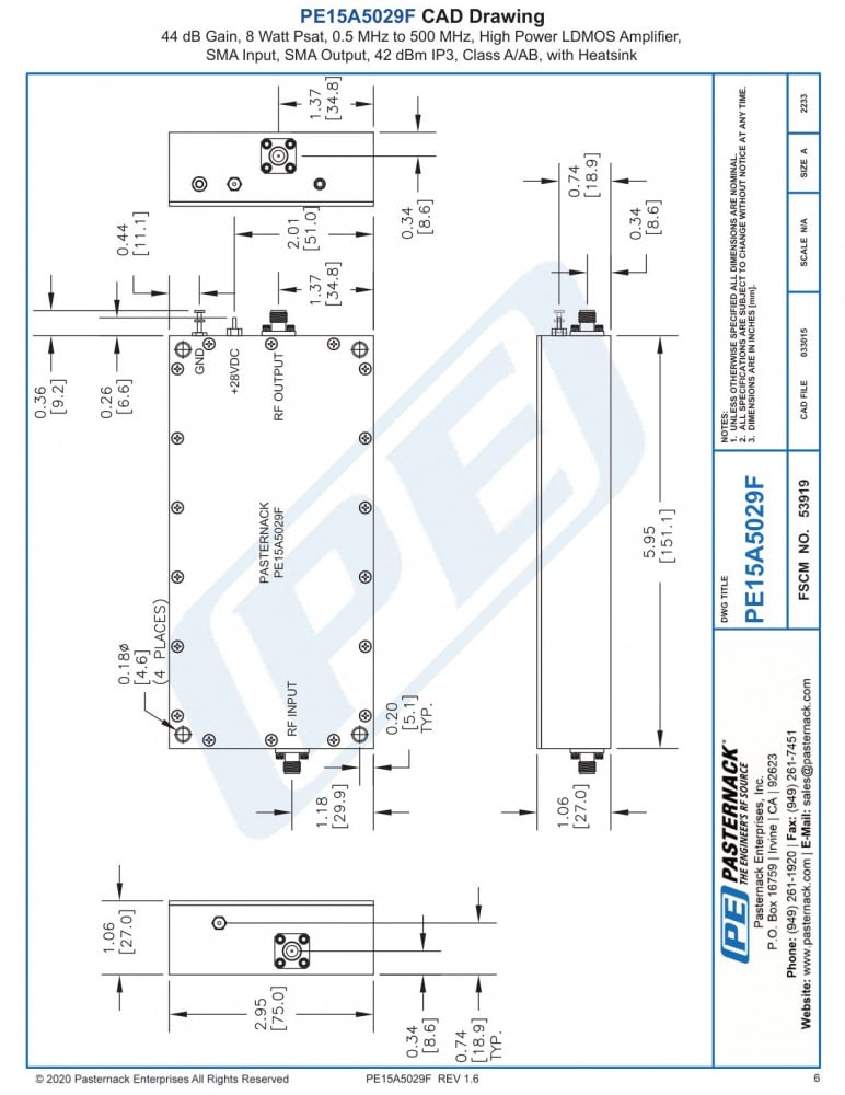 PE15A5029F datasheet page 6