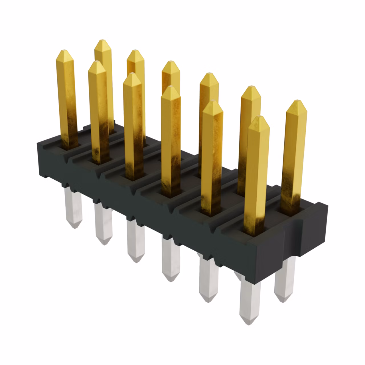 2.00mm Pitch Milli-Grid Header, Vertical, Through Hole, 12 Circuits, 0.76µm Gold (Au) Plating, Mating Pin Length 4.00mm, Tail Length 2.60mm, Tray, Lead-Free for sale