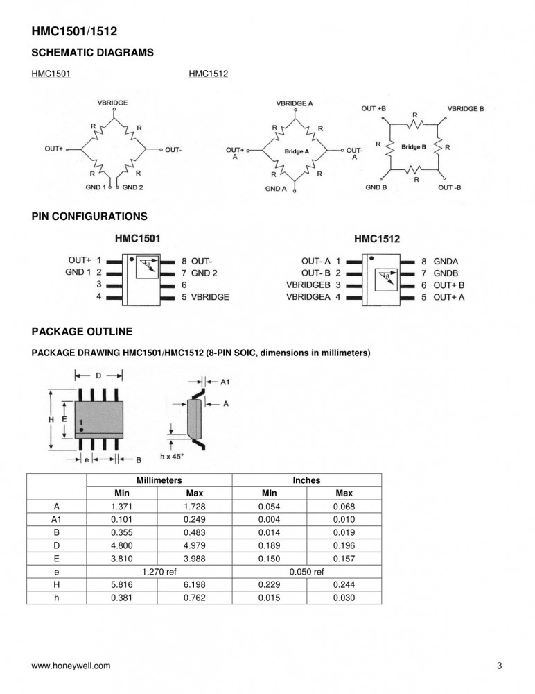 HMC1512 datasheet page 3