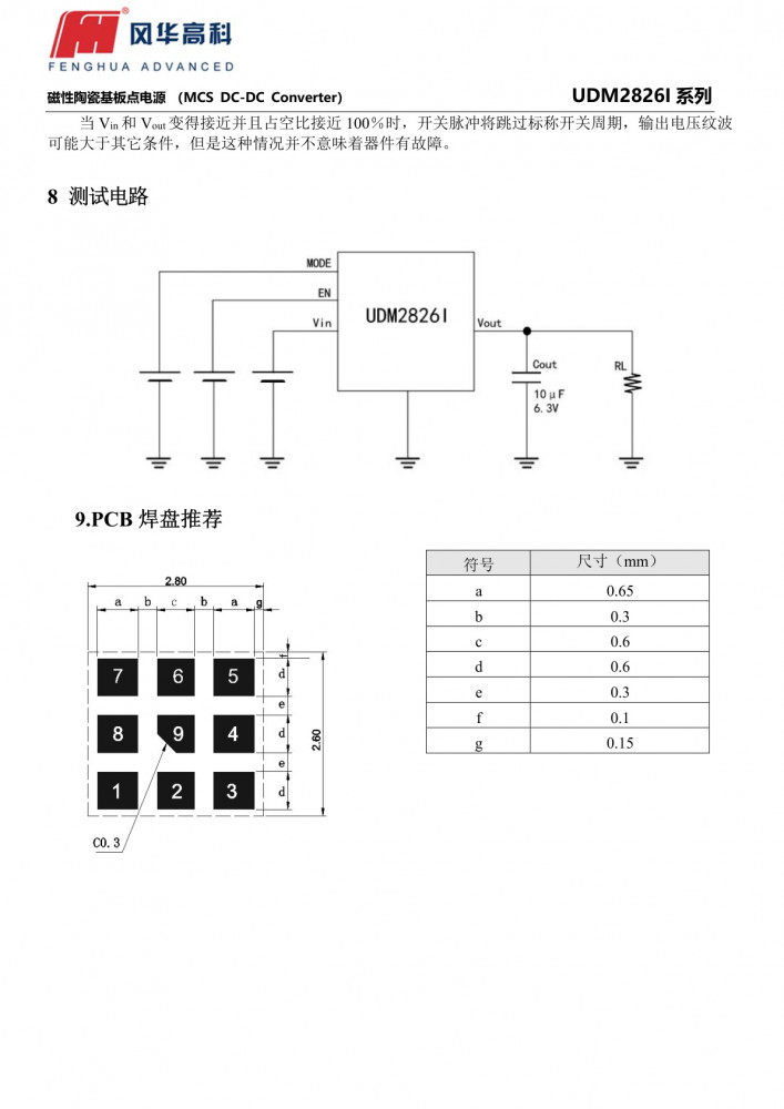 UDM2826I datasheet page 6
