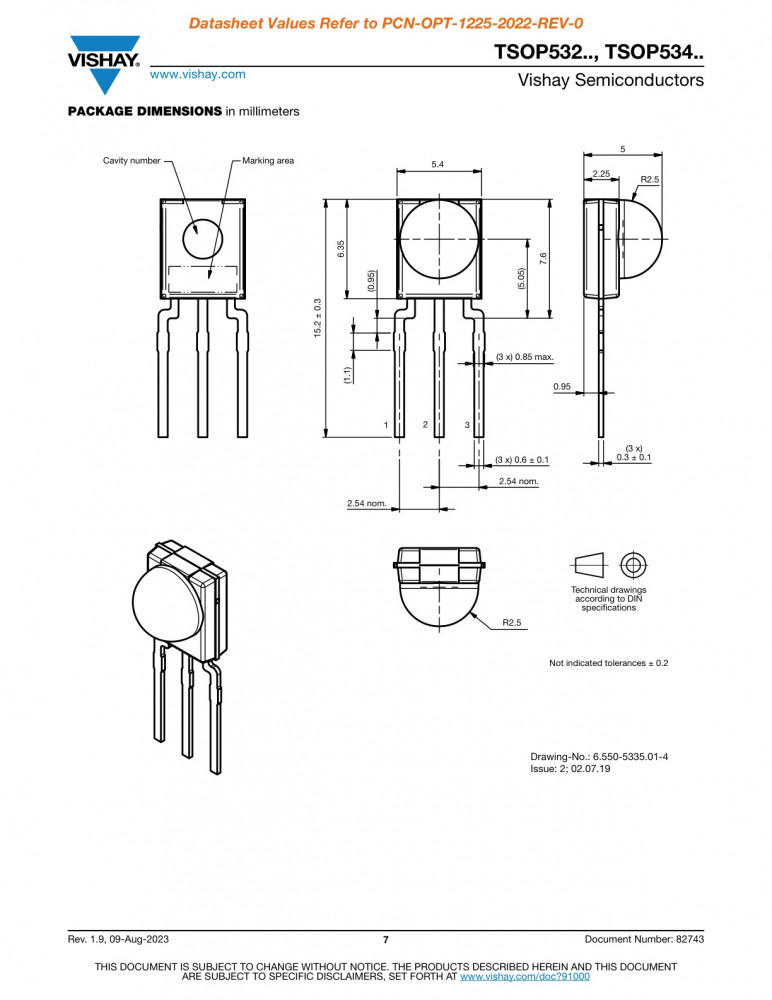 TSOP53230 datasheet page 7