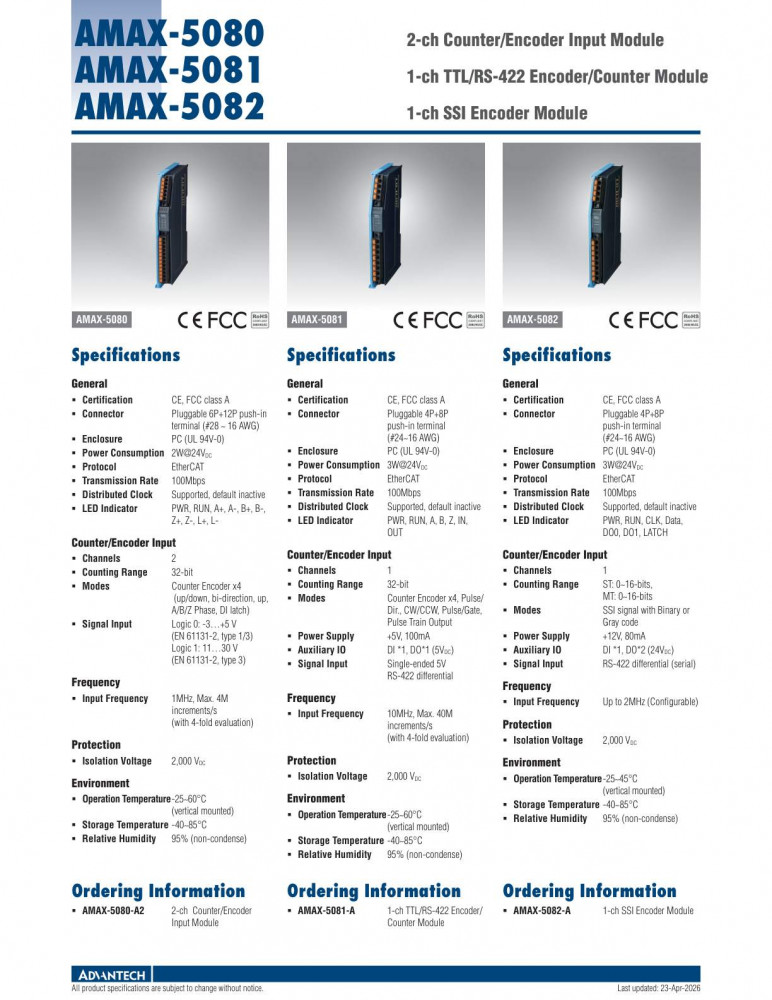 AMAX-5081 product documentation preview