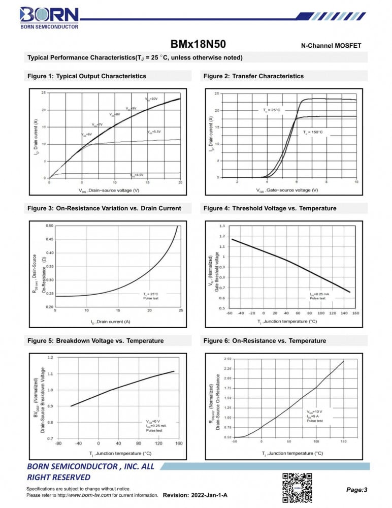 BMF18N50G datasheet page 3