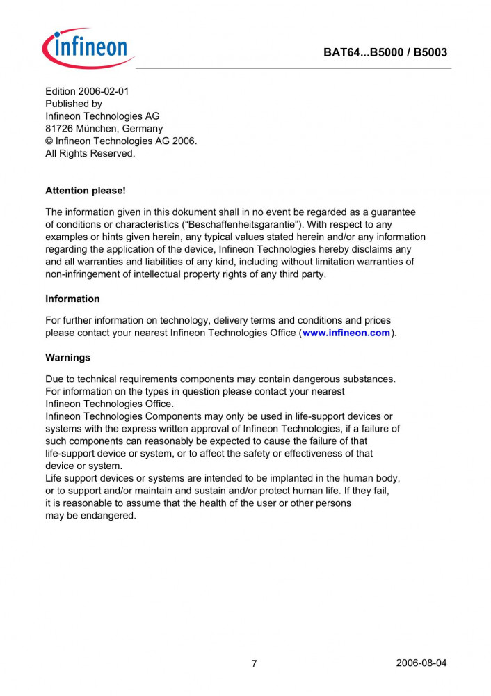 BAT64 datasheet page 7