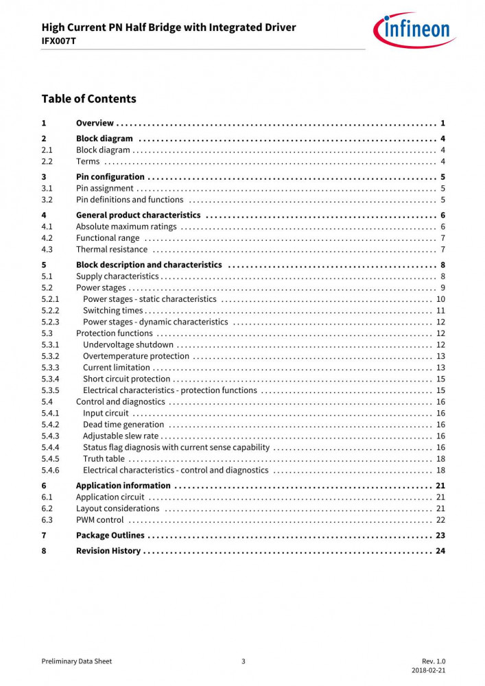 IFX007T datasheet page 3