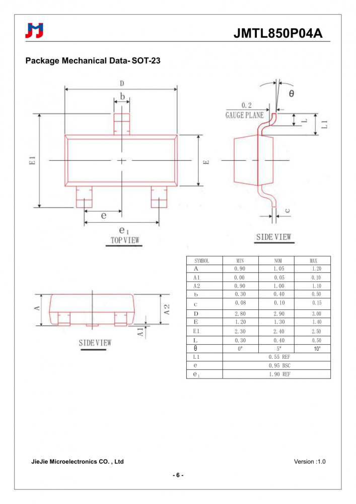 JMTL850P04A datasheet page 6