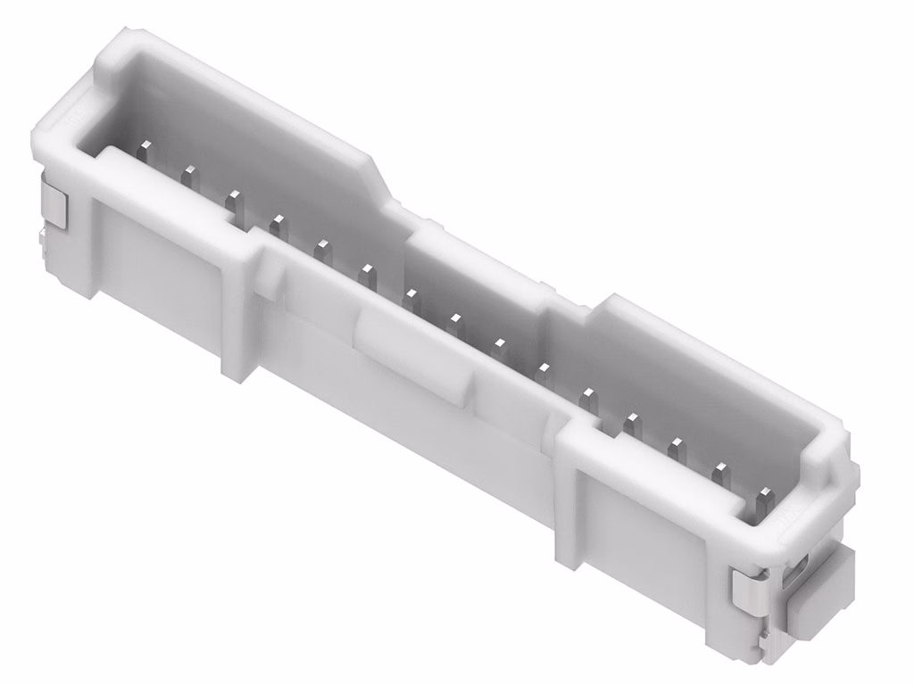 2.00mm Pitch, Micro-Lock Plus PCB Header, Single Row, Vertical, Surface Mount, Matte Tin Plating, Positive Lock, 15 Circuits, Low-Halogen, Low-Halogen, Natural (White) for sale