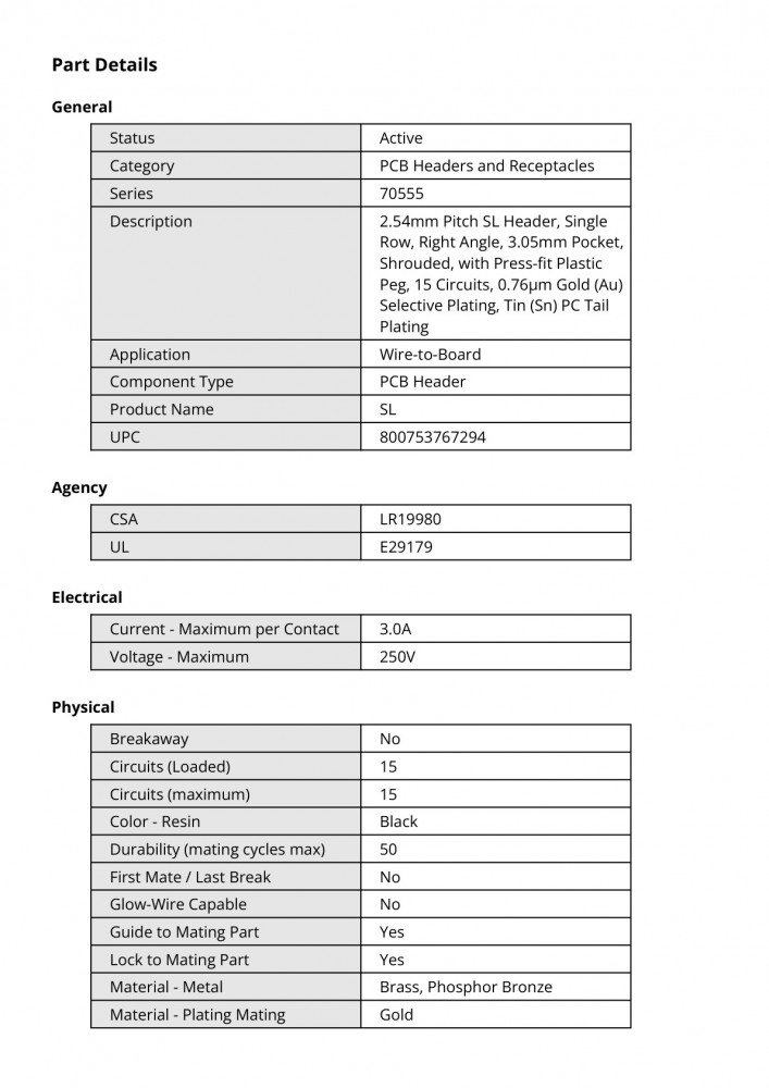 MOLEX 705550084 document image, page 2