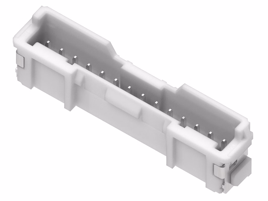 2.00mm Pitch, Micro-Lock Plus PCB Header, Single Row, Vertical, Surface Mount, Matte Tin Plating, Positive Lock, 14 Circuits, Low-Halogen, Low-Halogen, Natural (White) for sale
