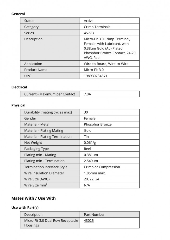 MOLEX 457730002 technical document image, page 2