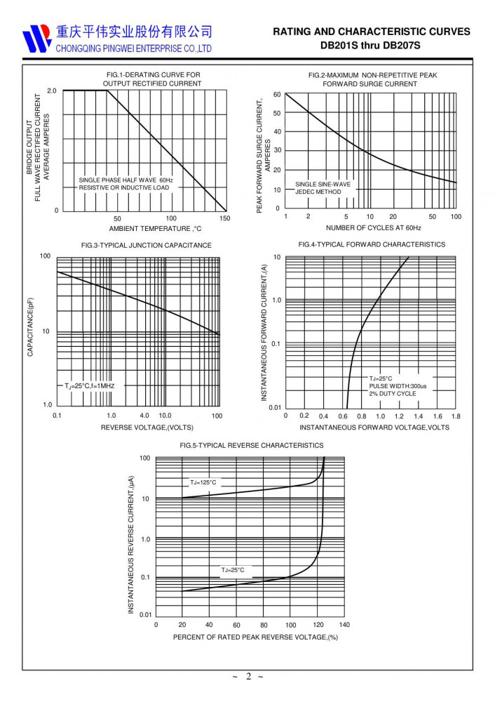DB207S datasheet page 2