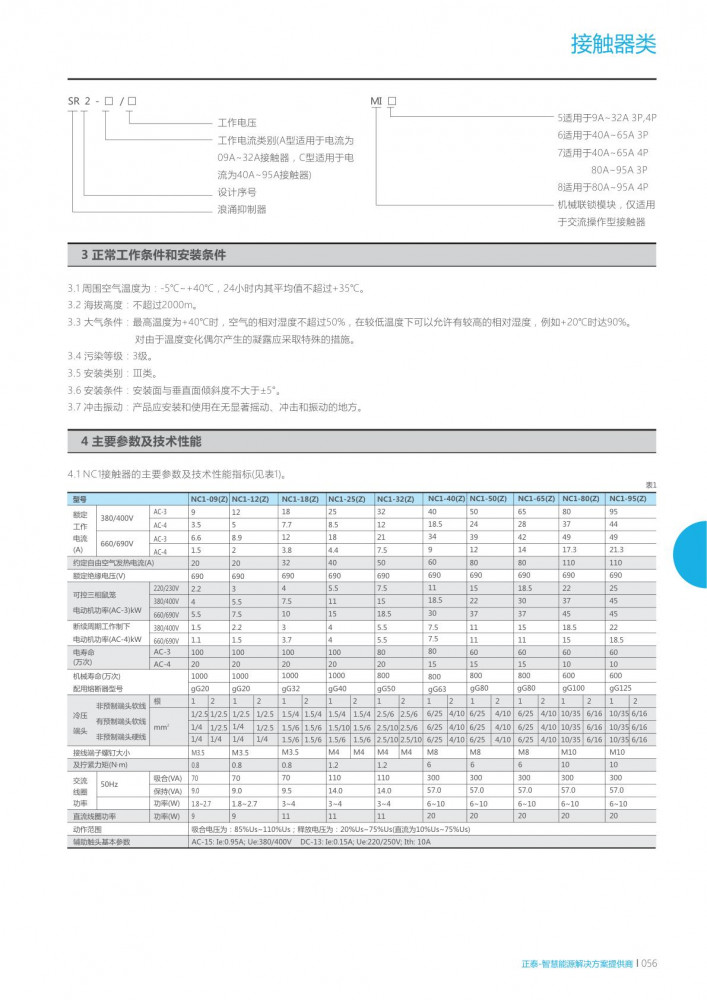NC1 series datasheet page 2