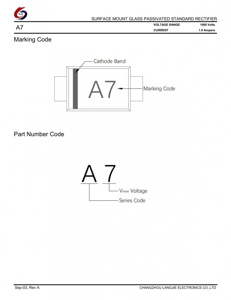 LangJie A7 datasheet page 5