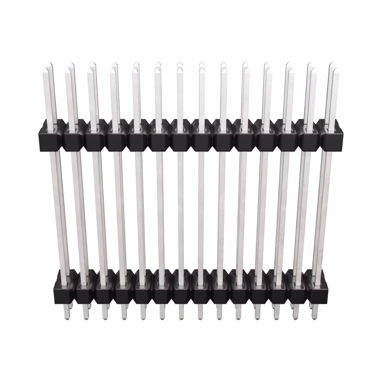 C-Grid Header, Through Hole, Dual Row Dual Body, Vertical, 2.50µm Tin (Sn) Plating, 23.70mm Stacking Height, Tray Packaging, 28 Circuits, Lead-Free for sale