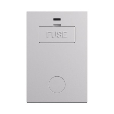 Arteor Advance - 13A unswitched fused connection unit matt white - Double pole fused 13A - Flex outlet knockout and cord grip for sale