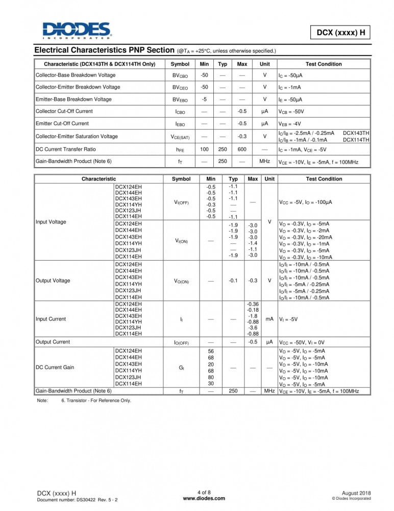 DCX124EH-7 datasheet page 4