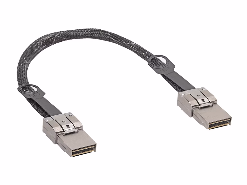zCD-to-zCD (CDFP-to-CDFP) Gen 5 Cable Assembly, 30 AWG, 0.8m Length for sale
