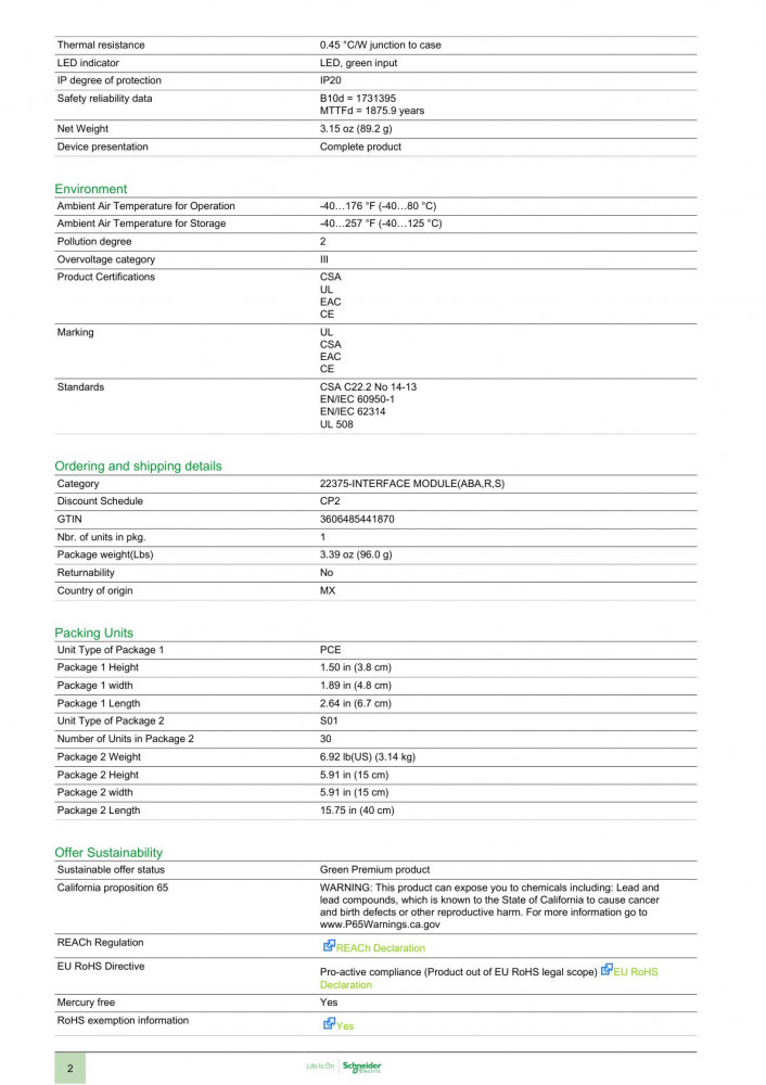 SSP1A450BD document page 2