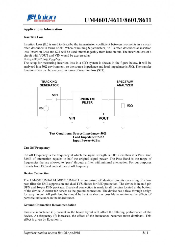 UM4611 datasheet page 5