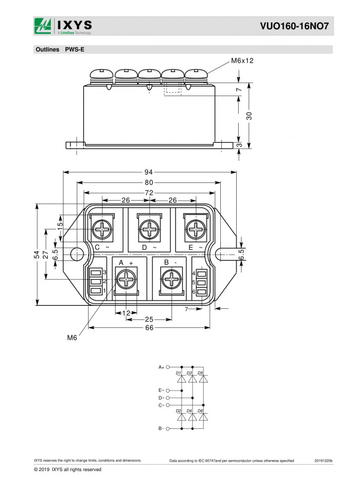 VUO160-16NO7 datasheet page 4