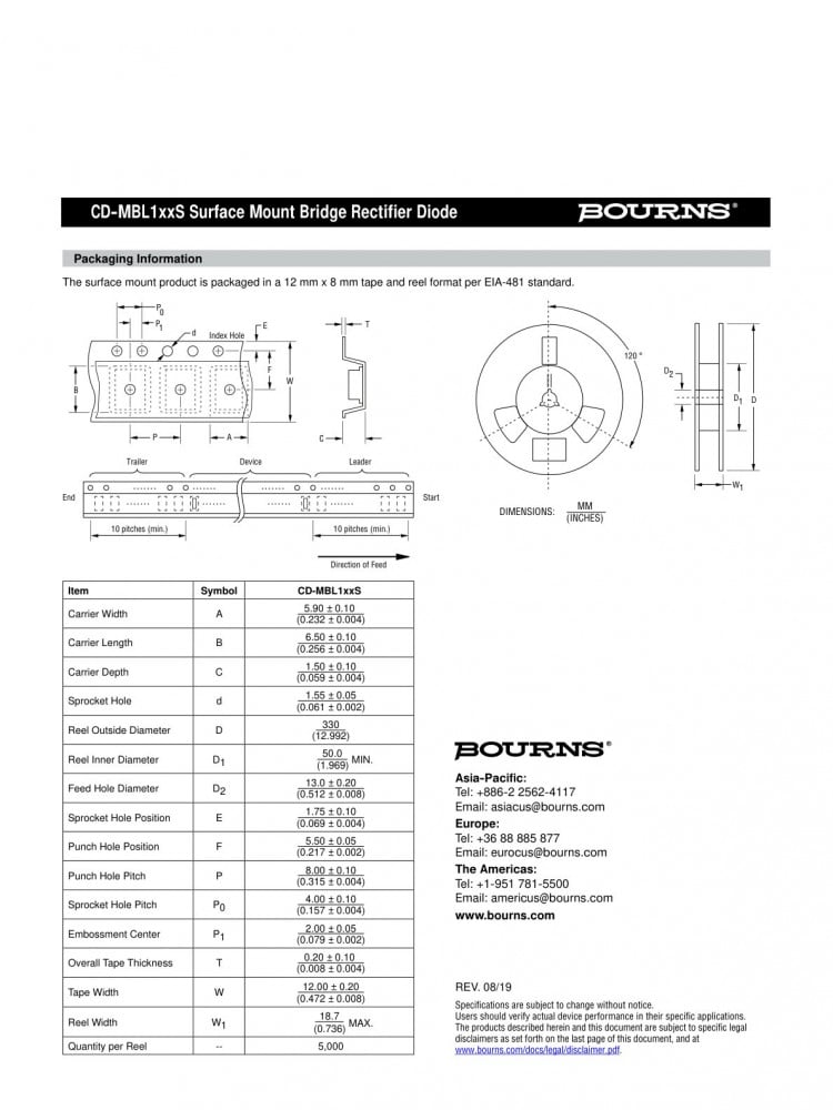 BOURNS CD-MBL104S datasheet page 4