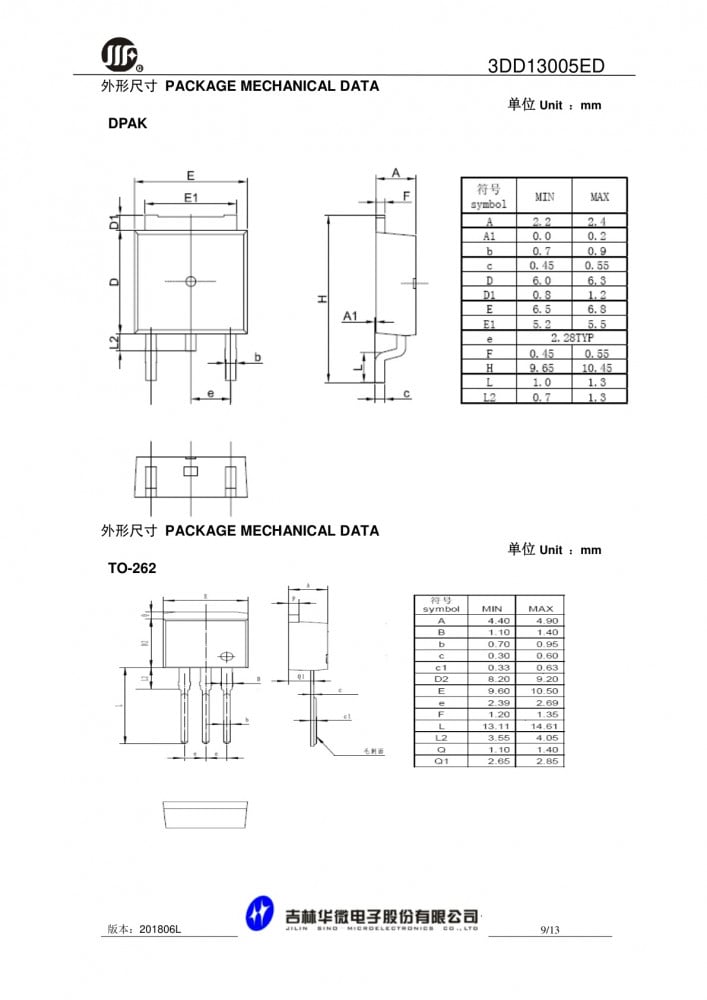 3DD13005ED datasheet page 9