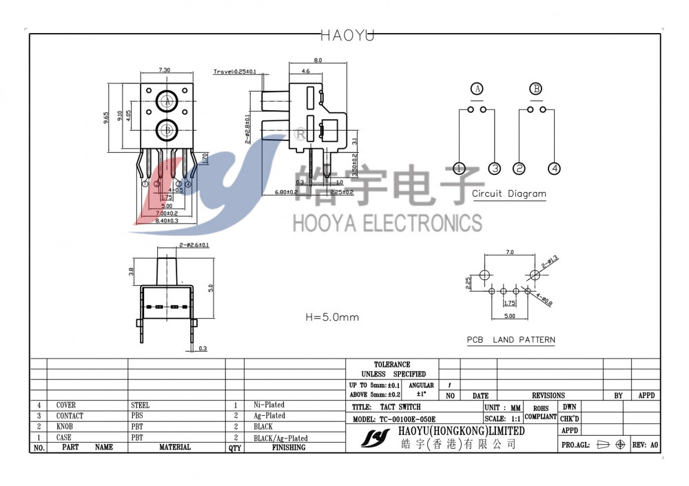 TC-00100E-050E technical document page