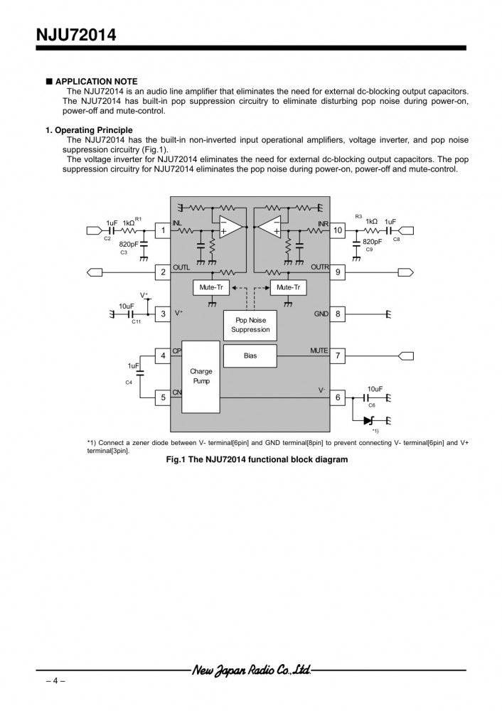 NJU72014 datasheet page 4