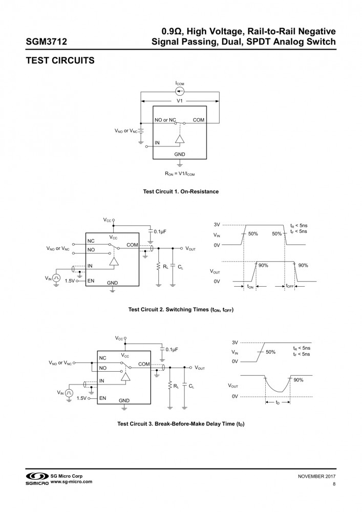SGM3712 datasheet page 8