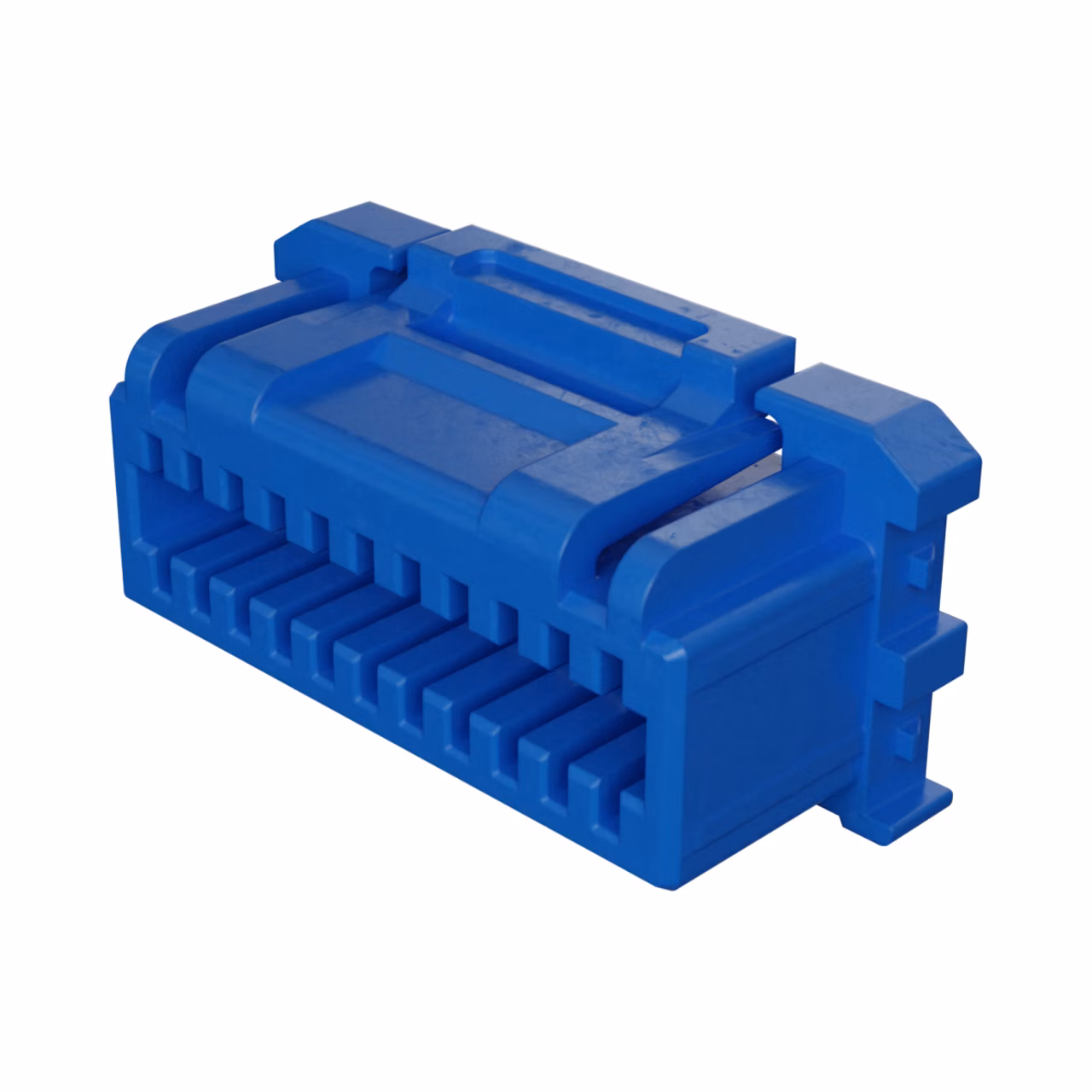 Micro-Lock Plus TPA Type Receptacle Housing, 1.25mm Pitch, Dual Row, Positive Lock, 22 Circuits, Blue for sale