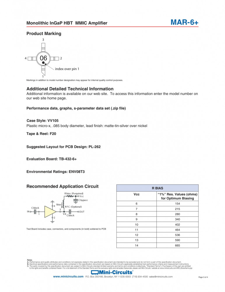 MAR-6+ technical document page 3