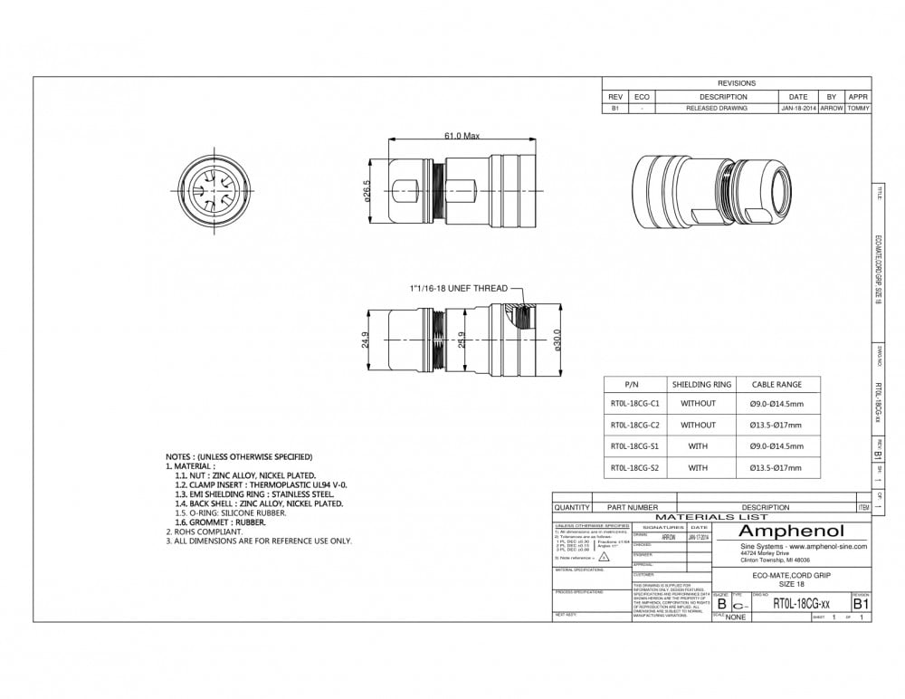 RT0L-18CG-S1 technical drawing page 1