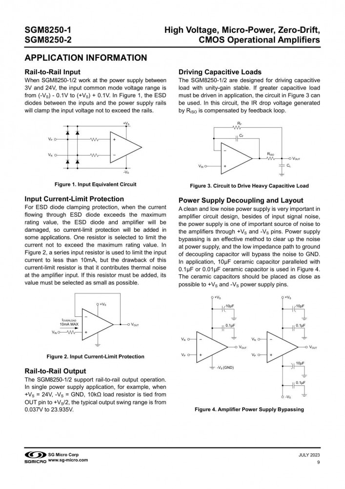 SGM8250 datasheet page 9